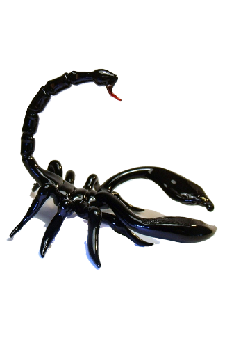 Glass Scorpion - Glass Animals, Glass Art - Glassblobbery.com
